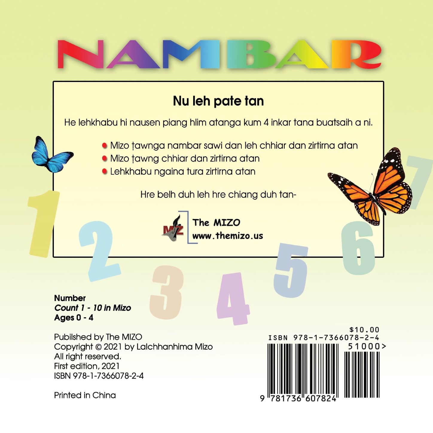 Nambar 1 10 Chhiar Ang Number Count 1 10 In Mizo Nambar 1 10 Chhiar Ang Number Count 1 10 In Mizo